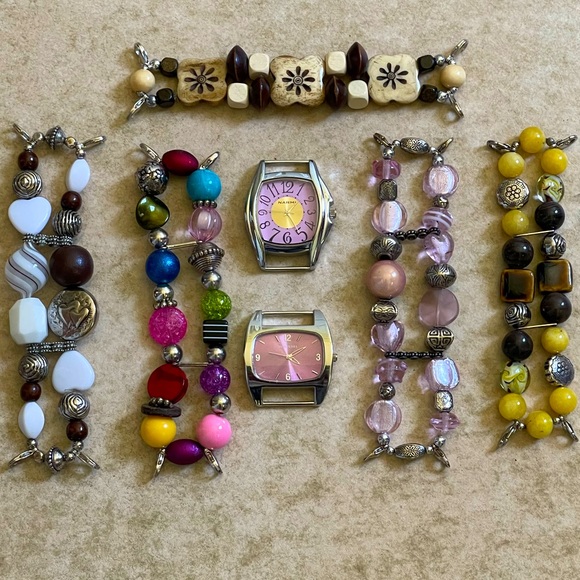 Narmi | Accessories | Narmi Watch Faces With 5 Handmade Bands | Poshmark